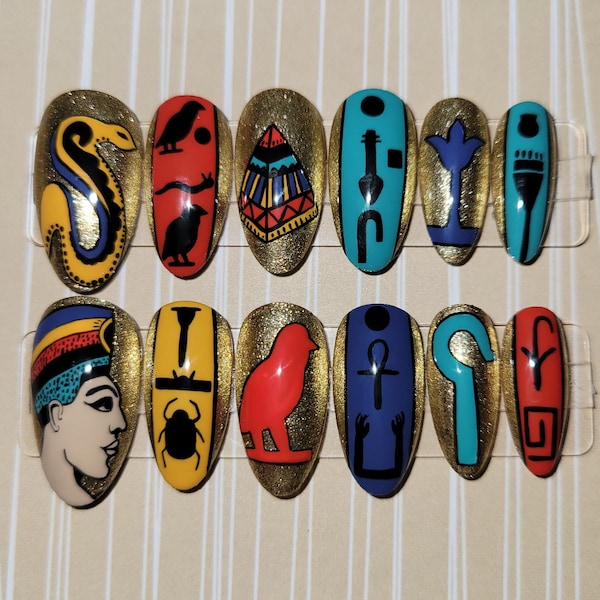 Egyptian Nails - Etsy