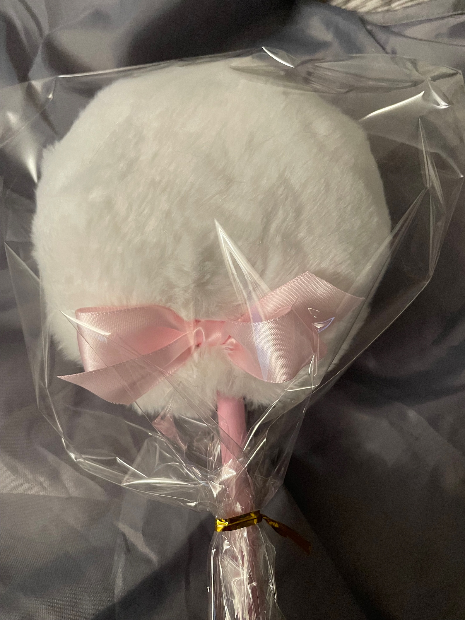 Lollipop Body Powder Puff, Dusting Powder Puff With Handle, Pink Bow or ...