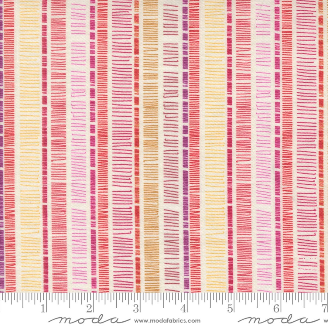 Superbloom by Robin Pickens Cream Stripes 48785-11 by the Yard - Etsy