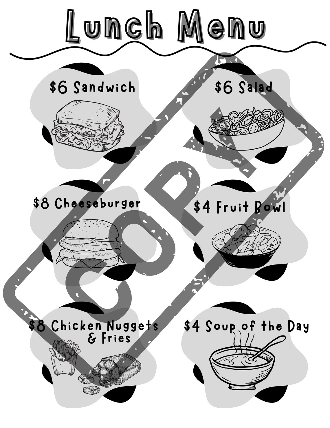 Dramatic Play Printables Pack, Restaurant Printables for Dramatic Play ...