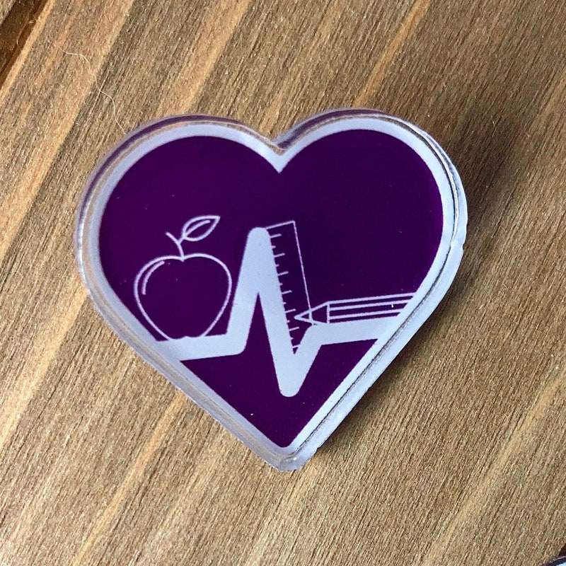 Teacher Pin - Etsy