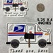 Postal Worker Sticker, Mailbox Decal, Mail Carrier Thank You, Mail Man ...