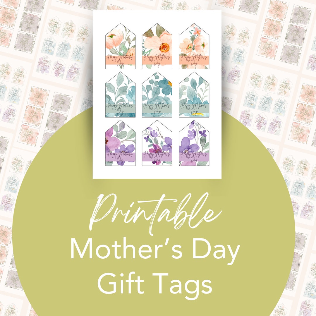 Printable Mother's Day Gift Tag for Homemade Gift Mother's Day Tag ...