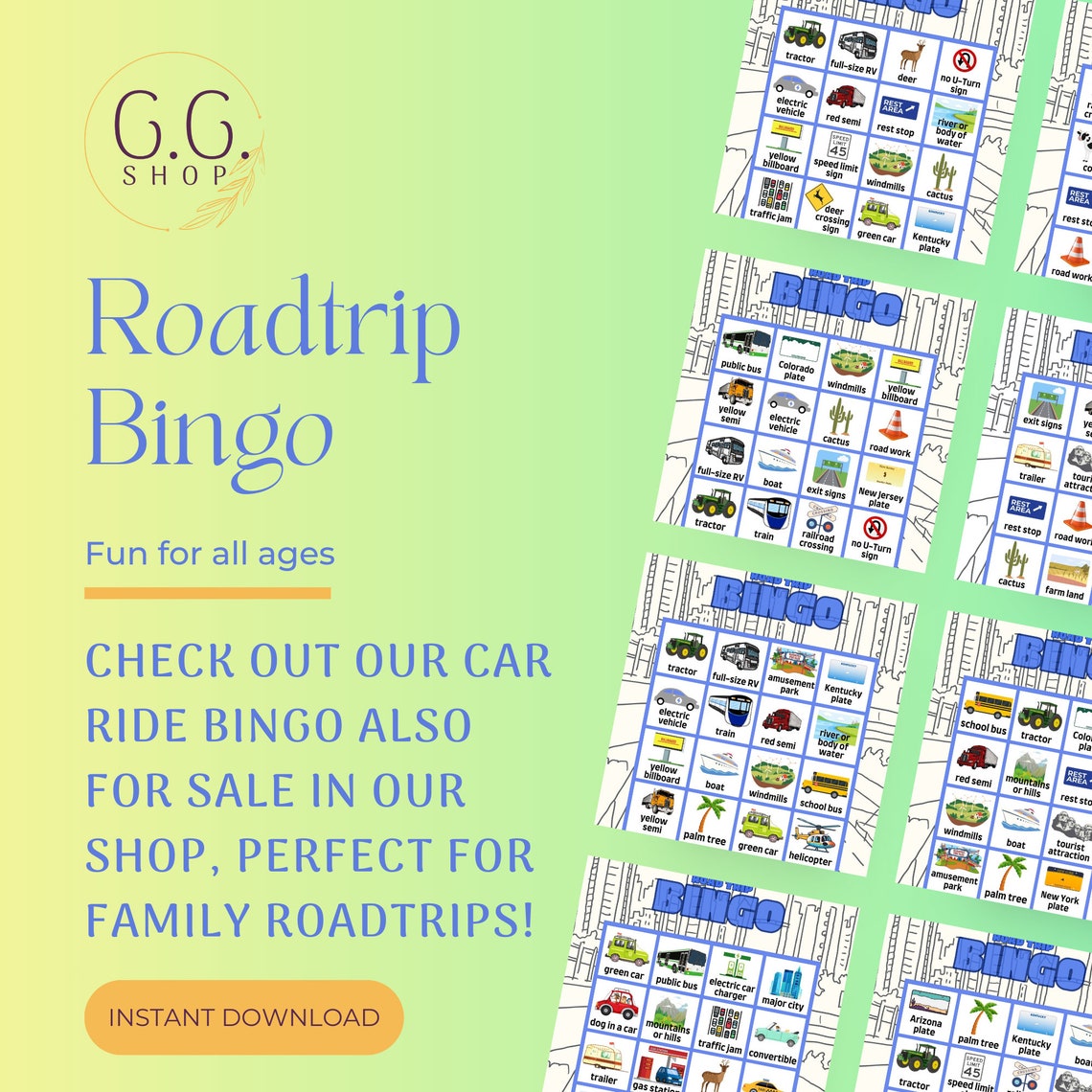 Printable Bundle Spring Bingo Game and Scavenger Hunt, Nature and Park ...