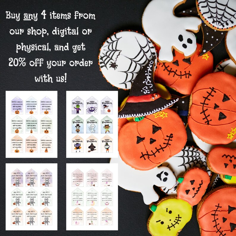 Booed Game Halloween Gift Tags Printable Halloween Tags Instant Digital ...