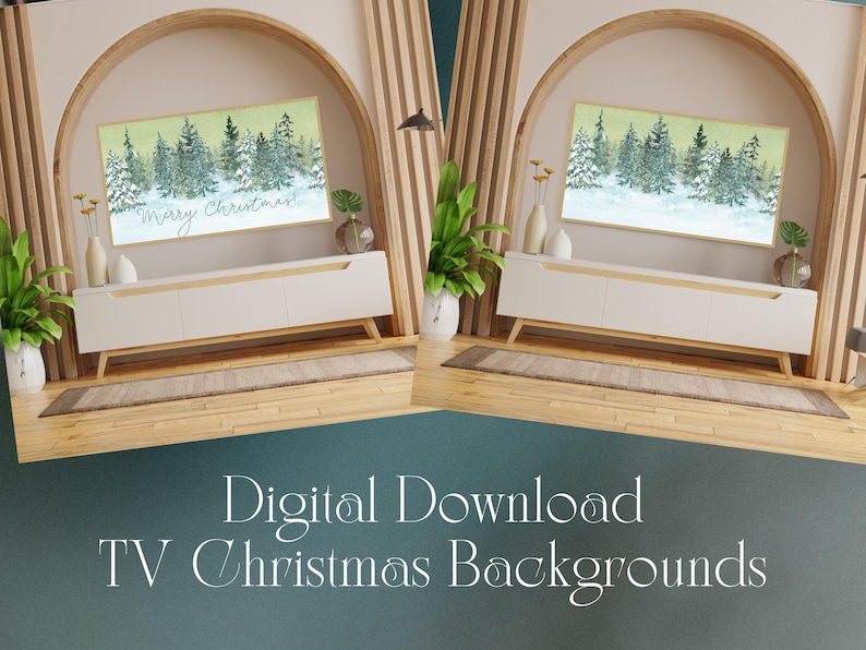 Christmas and Winter TV Background Screensaver Bundle Decor Christmas ...