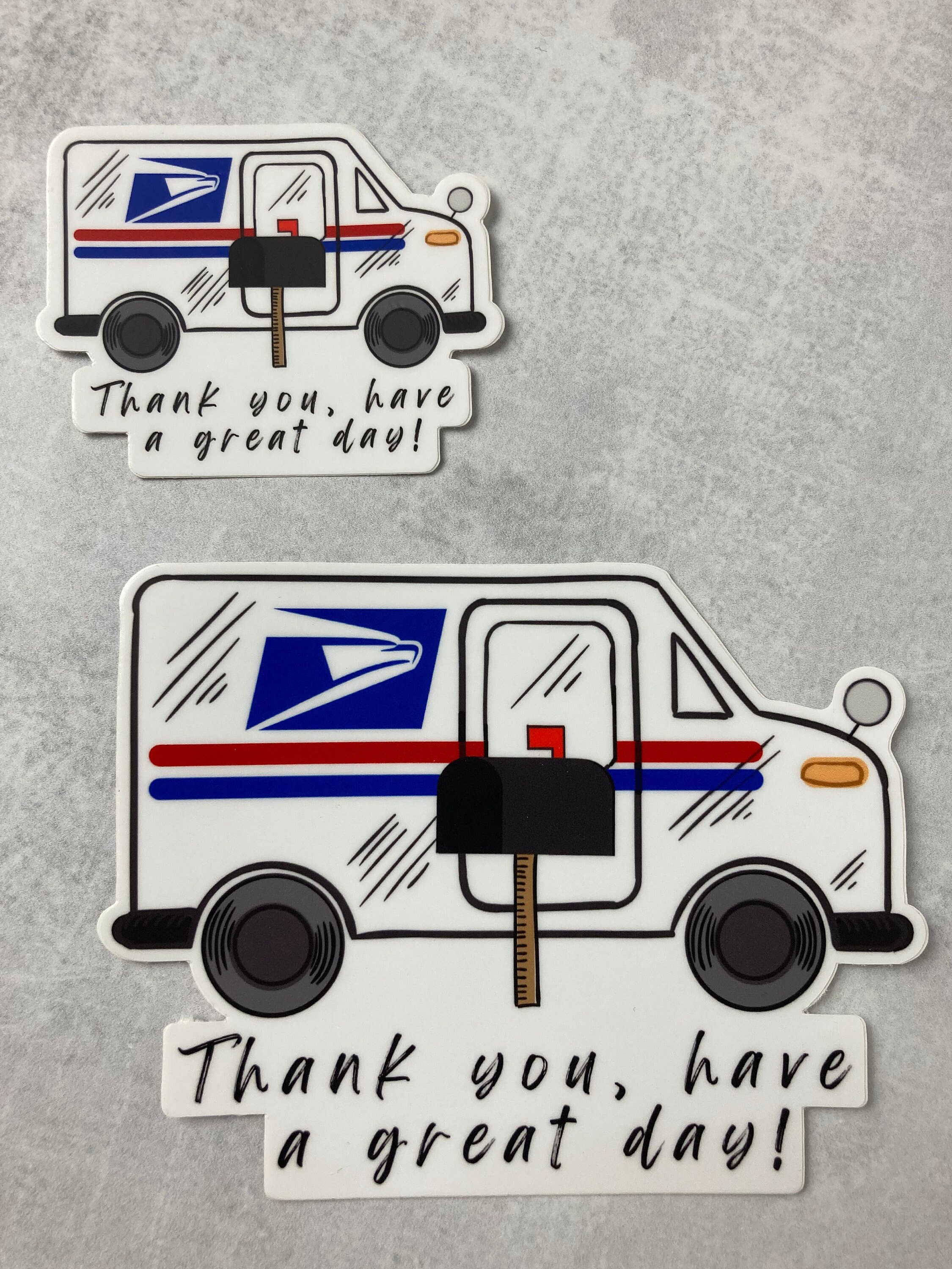 Postal Worker Sticker, Mailbox Decal Mail Carrier Thank You Postal ...