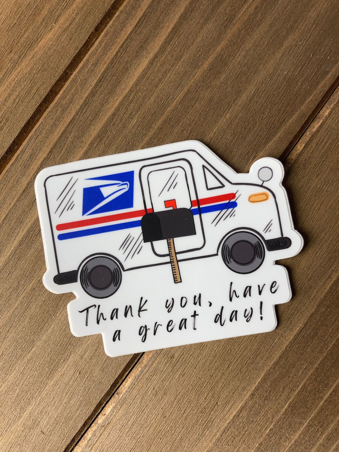 Postal Worker Sticker, Mailbox Decal Mail Carrier Thank You Postal ...