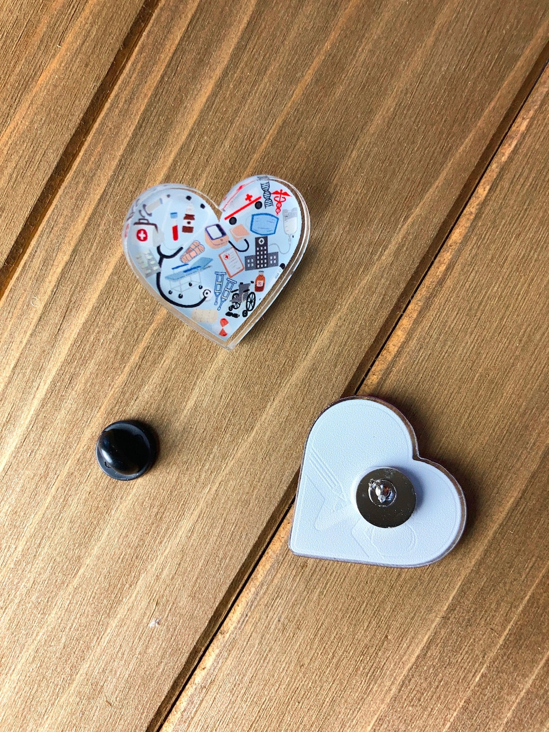 Medical Heart Pin Nurse Appreciation Gift Doctor Appreciation Gift Care ...