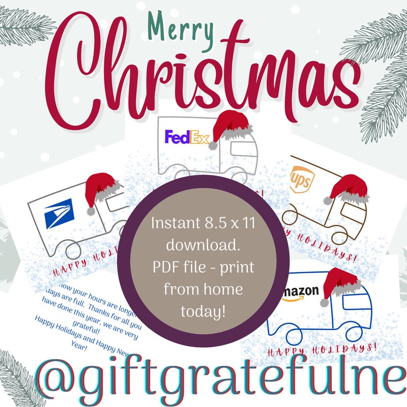 Fedex Holiday Card - Etsy