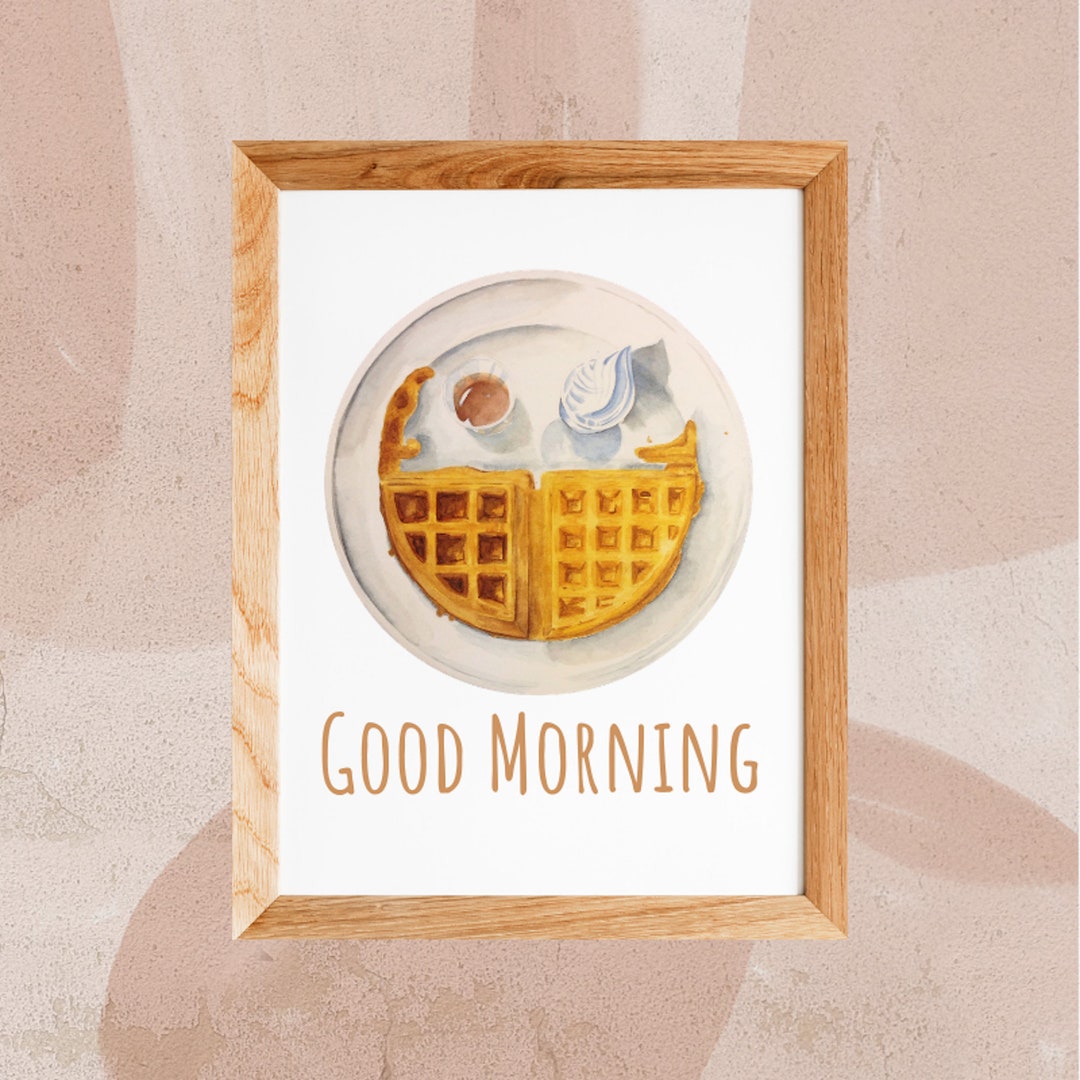 Personalize, Quote, Good Morning, Waffle, Digital, Downloadable ...