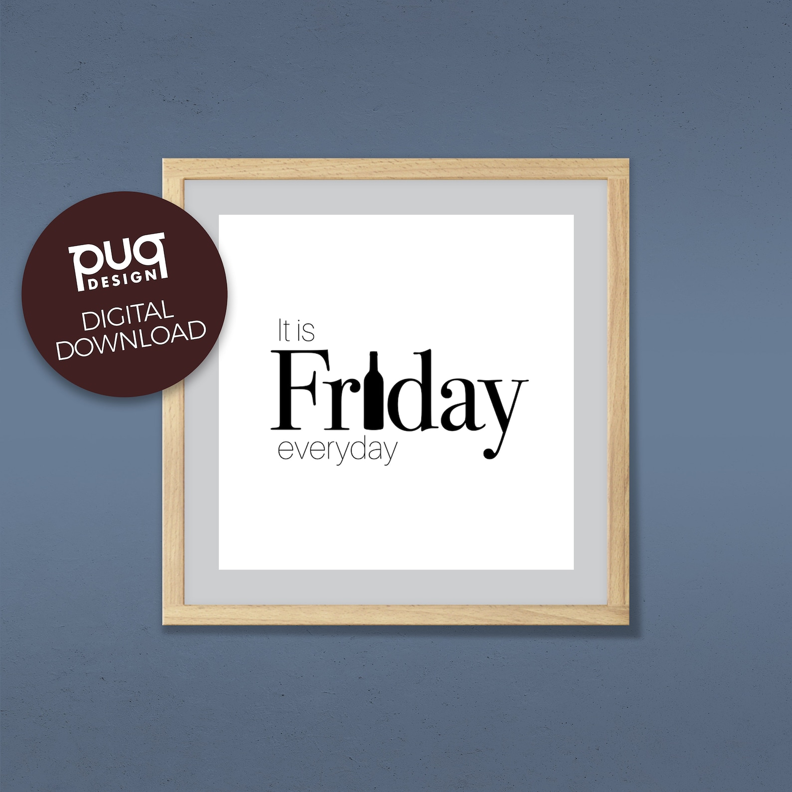 Friday Poster Printable Wall Art Wall Decor | Etsy