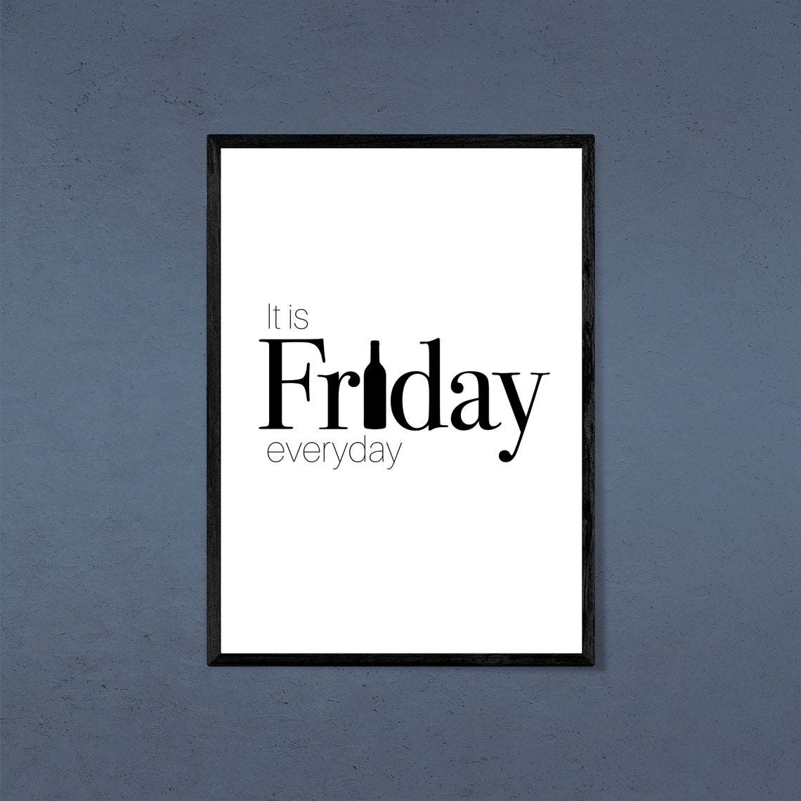 Friday Poster Printable Wall Art Wall Decor | Etsy