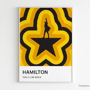 Hamilton | Broadway, Musical | Art, Print, Sign | Home, Decoration ...