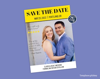 Wedding Program Template Broadway, Theatre, Playbill-themed Digital ...
