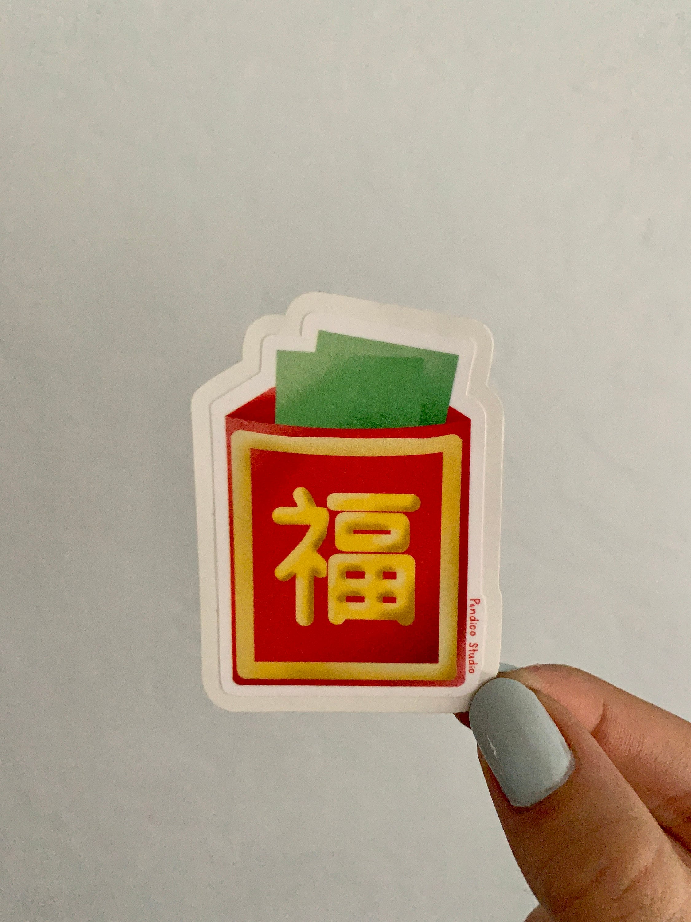 Hong Bao Glossy Vinyl Sticker - Etsy