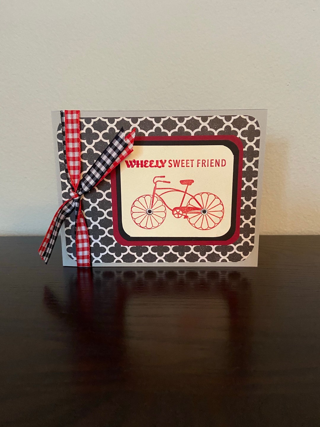 Wheely Birthday Card - Happy Birthday - Bicycle - Bike - Candel - Black ...