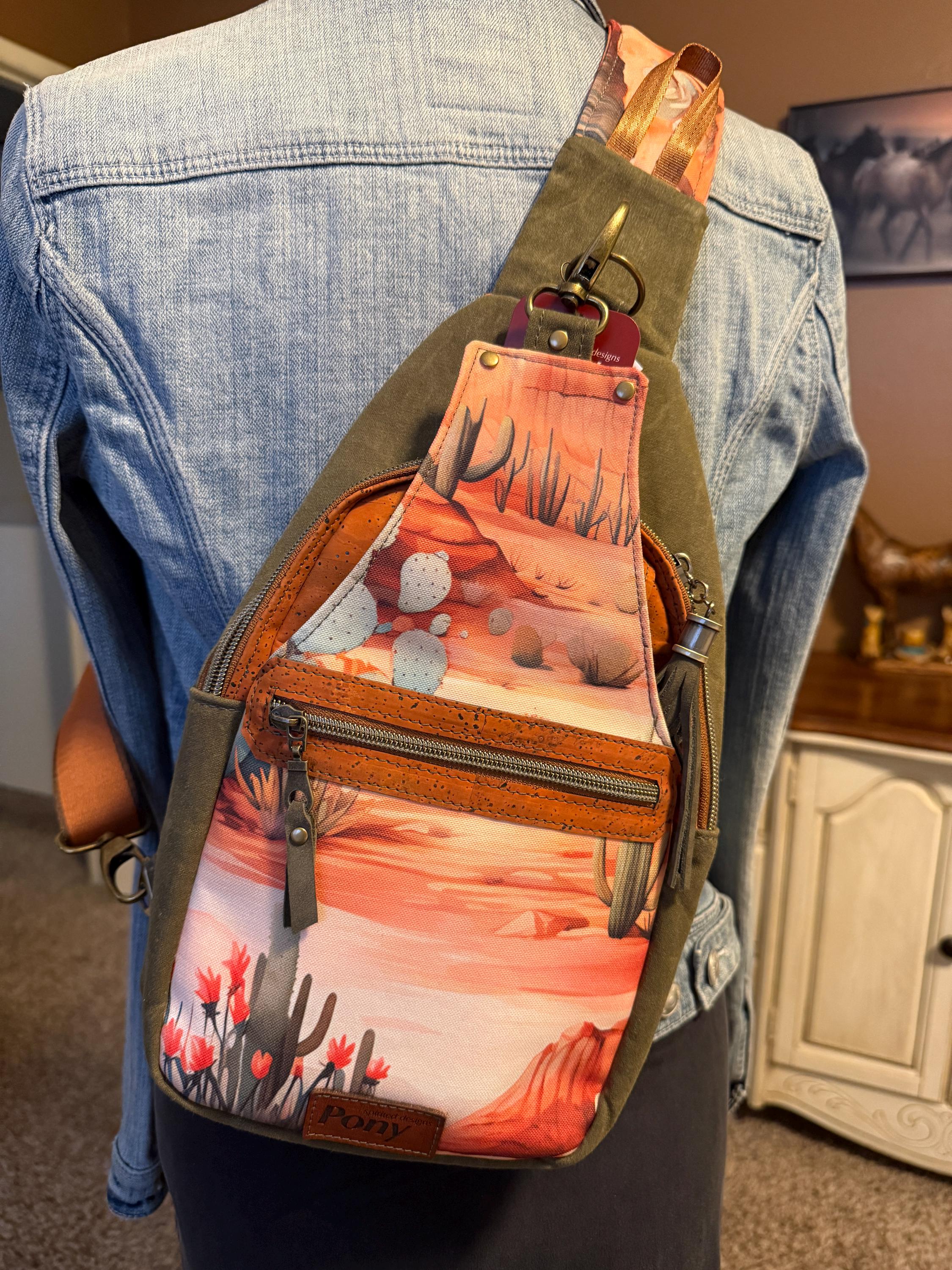 Retro Sling Bag, Handmade, One-of-a-kind, Crossbody Handbag - Etsy