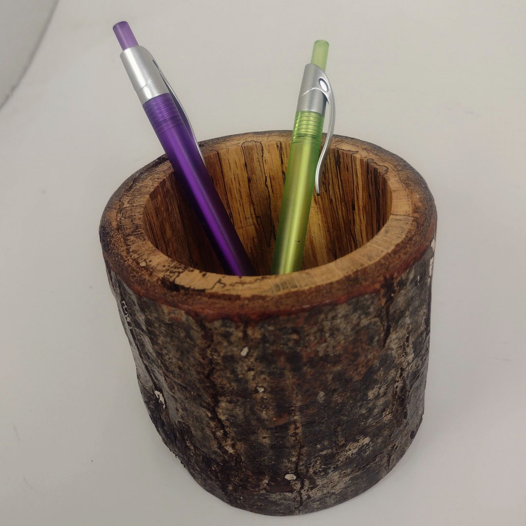 Rustic Holder From Log - Etsy