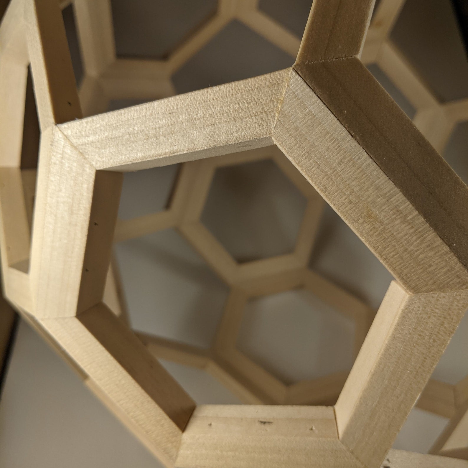 Modern Geodesic Sphere - Truncated Icosahedron - Etsy
