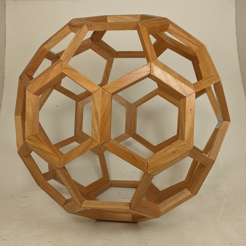 Modern Geodesic Sphere - Truncated Icosahedron - Etsy