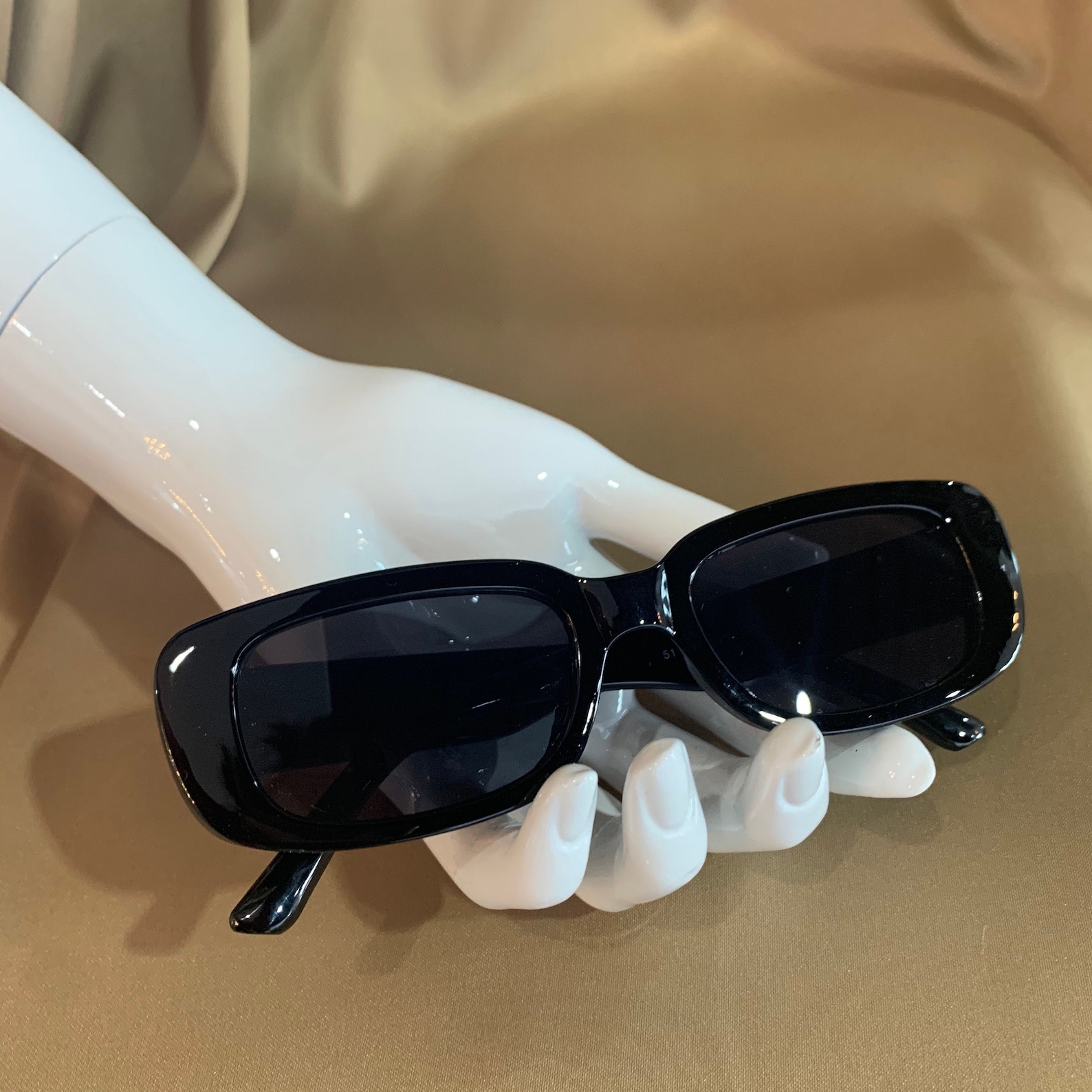 Vintage Rectangle Sunglasses 90s Sunglasses | Etsy