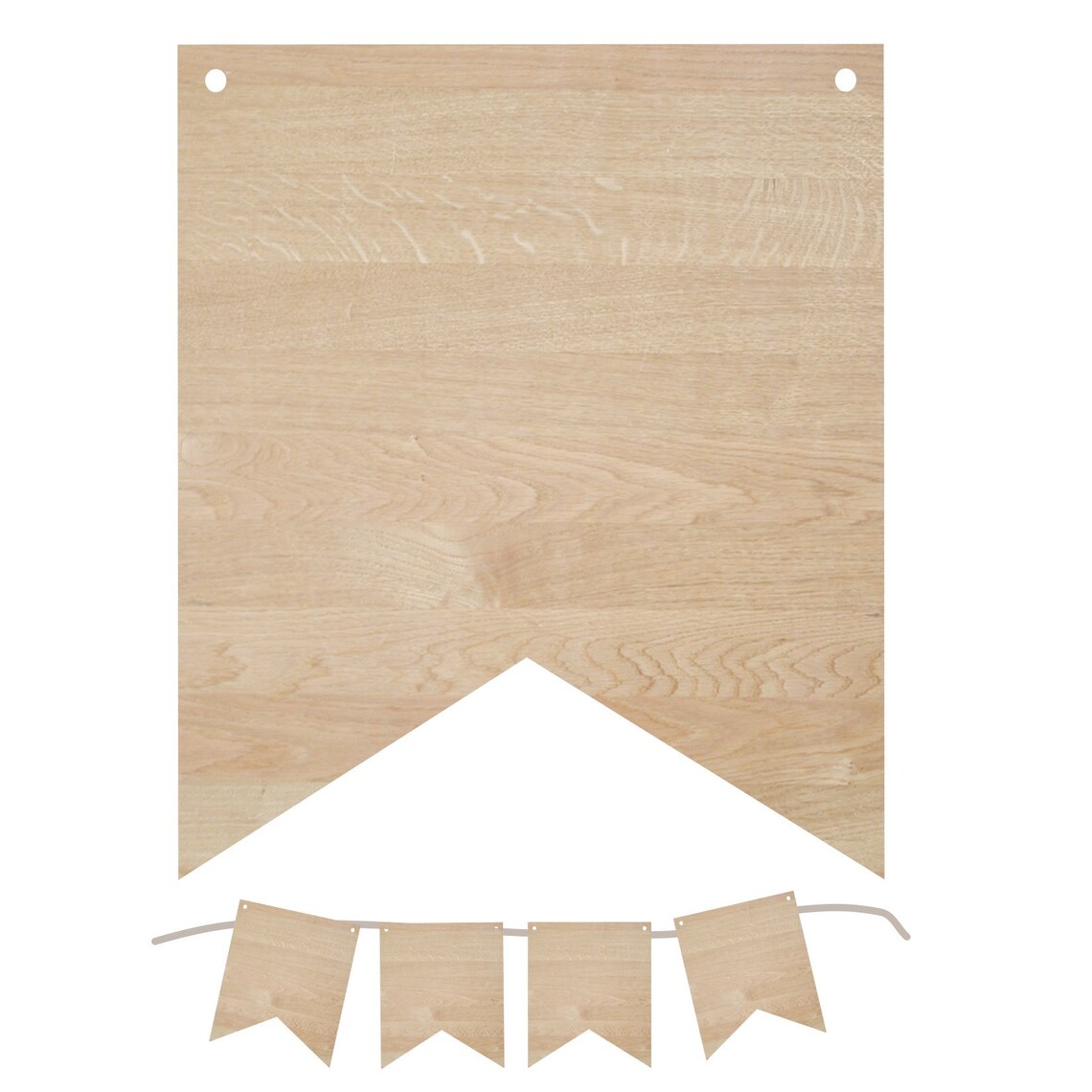 Wood Banner Pennants Unfinished - Etsy