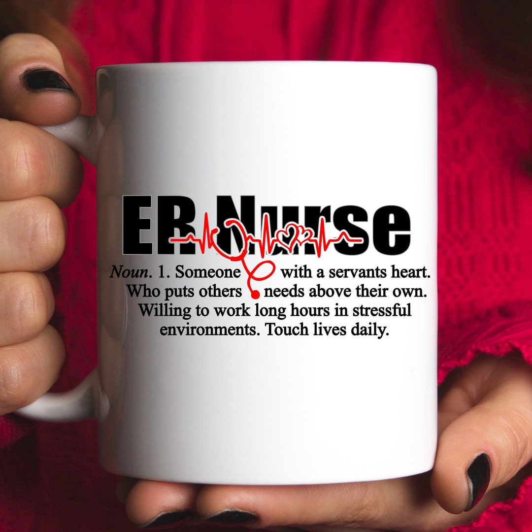 Funny Nurse Mug, ER Nurse Gift, Emergency Dept Nurse Gift, ED Nurse ...