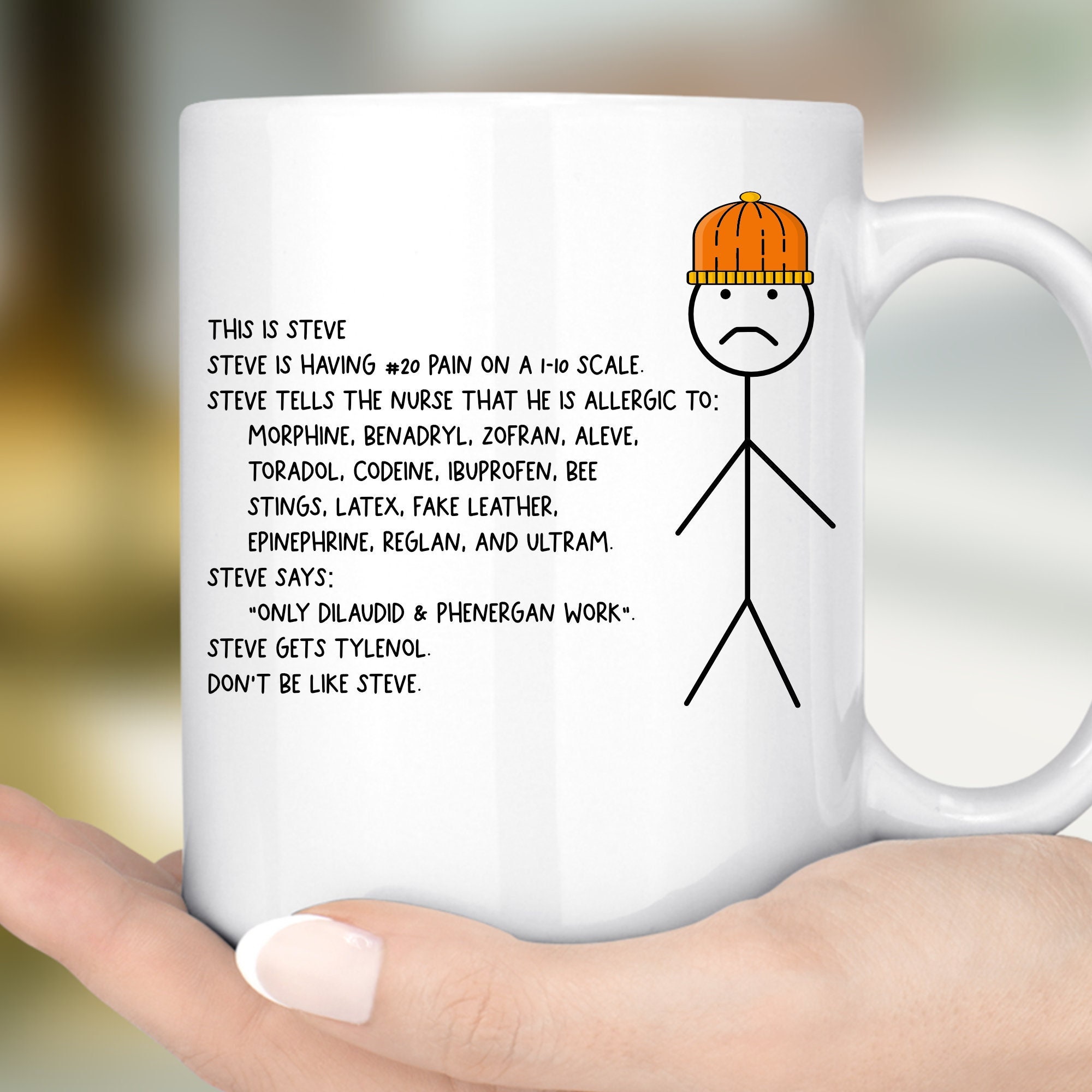 Funny Healthcare Cup Anesthesia Gift ICU Nurse Gift ER - Etsy