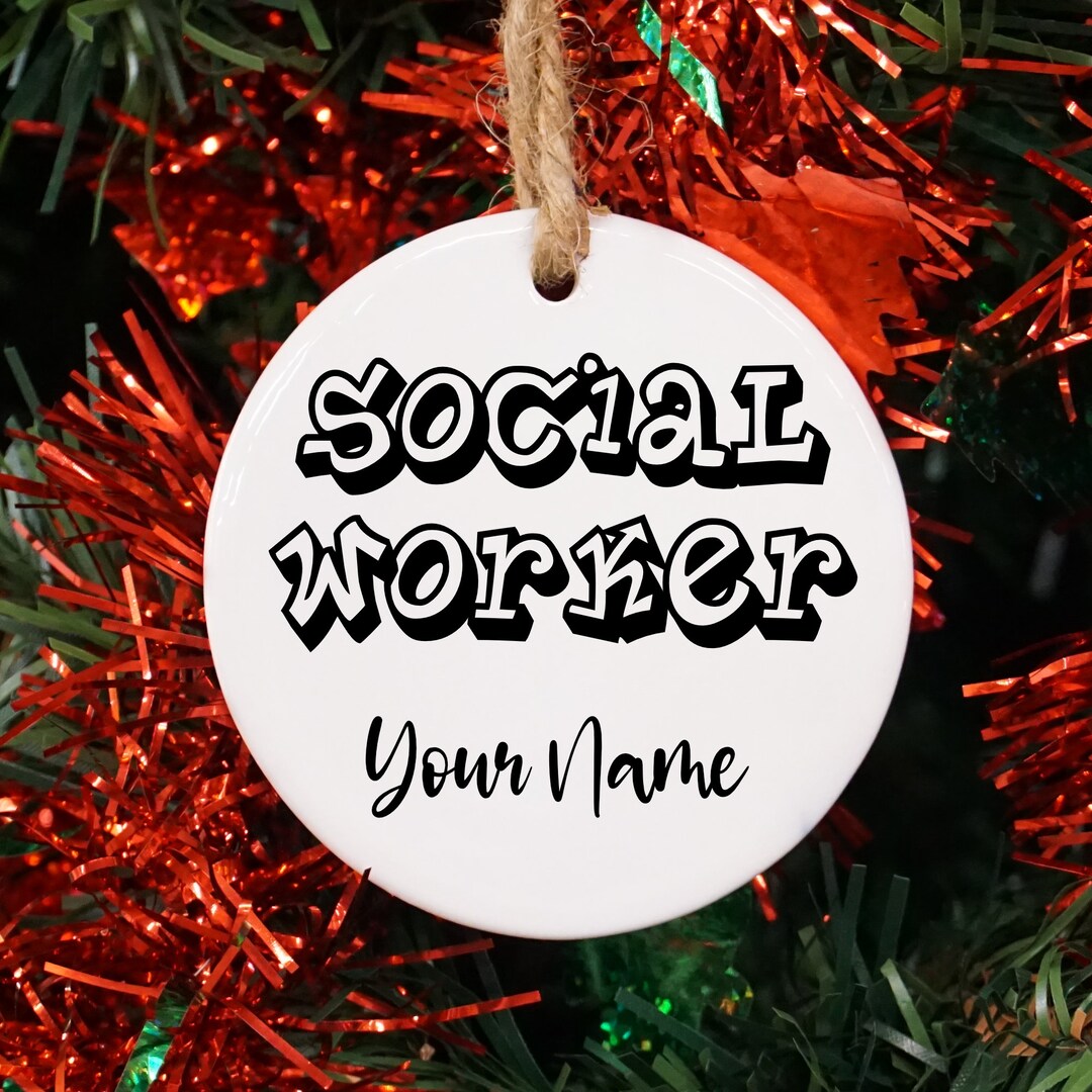 Social Worker Ornament Social Worker Graduation Gift Social - Etsy UK