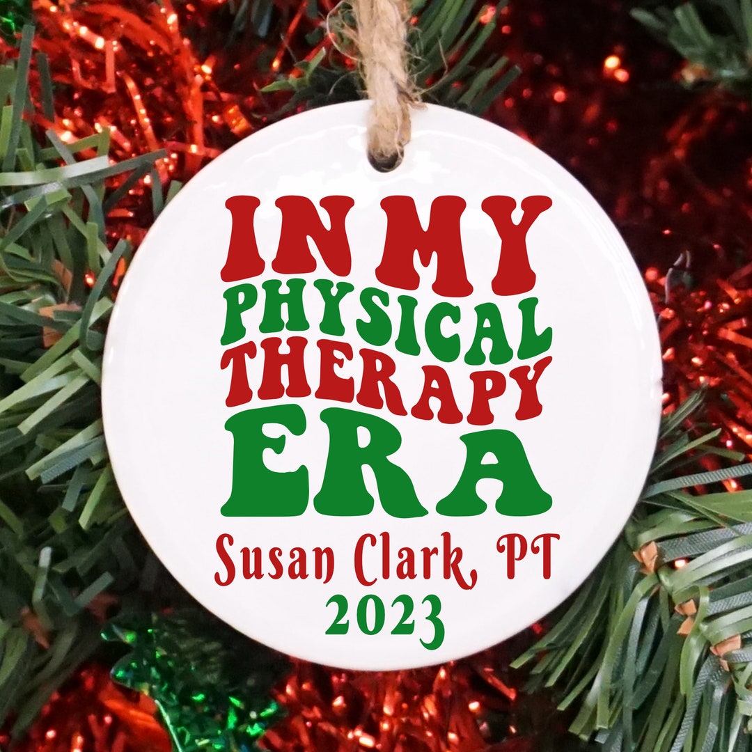 Custom Physical Therapist Christmas Ornament Gift, Personalized ...