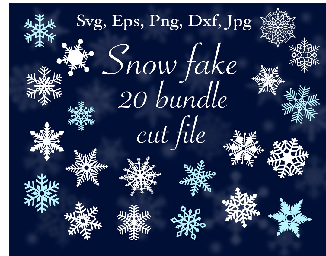 Snowflake Svg Cut File, Christmas Clipart Download, Snow Png Eps Dxf ...