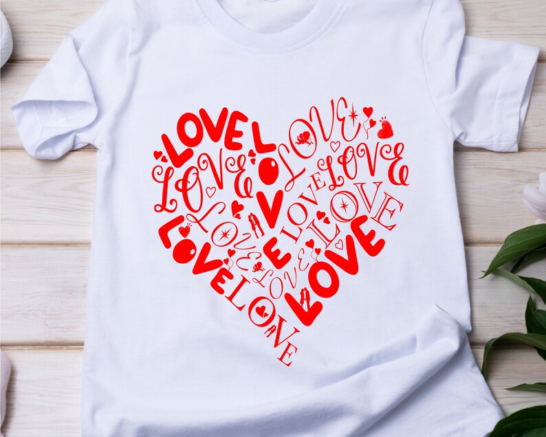 Valentine Heart SVG, Heart Svg Files for Cricut, Love Heart SVG ...