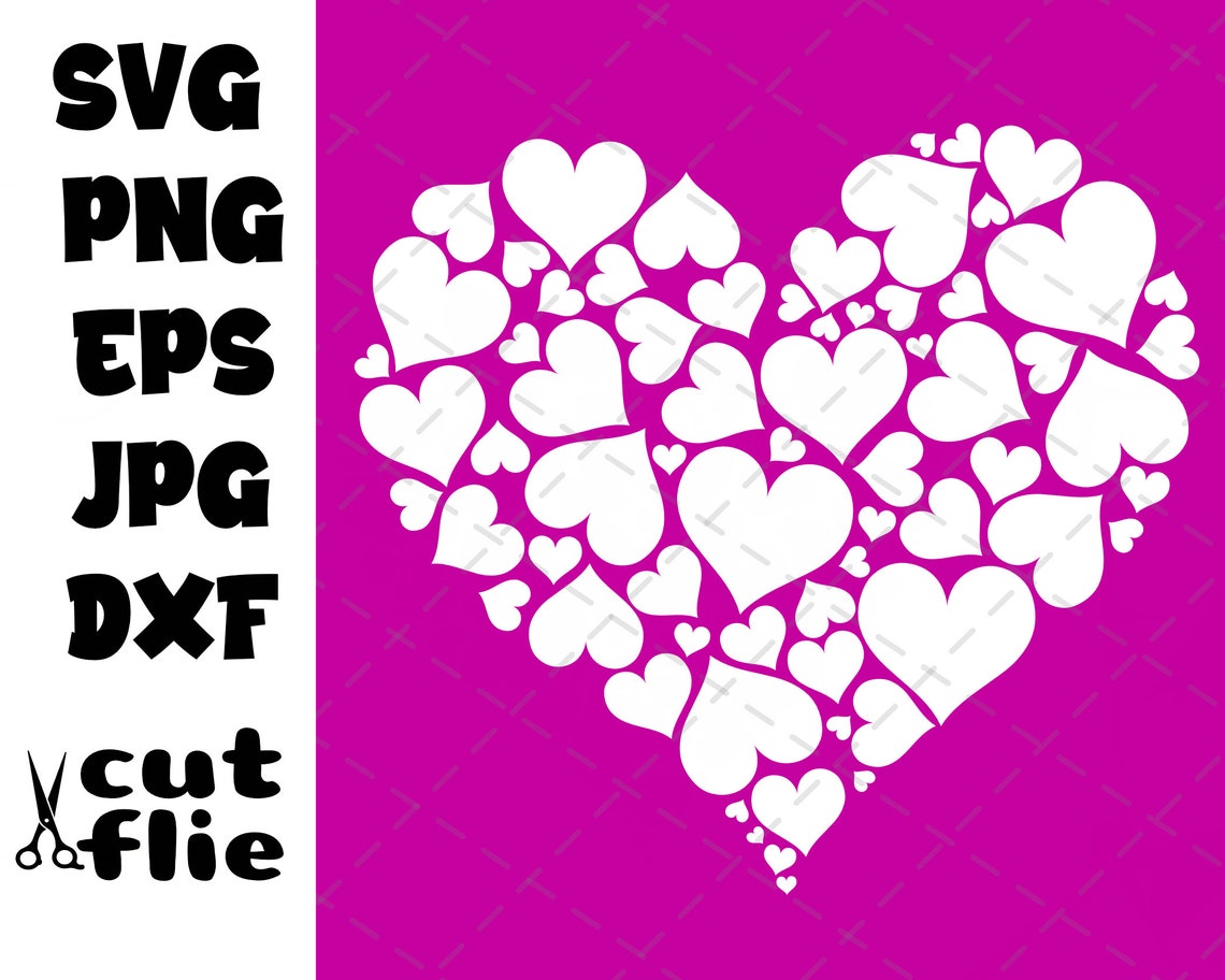 Valentine Heart SVG Heart Svg Files for Cricut Love Heart - Etsy UK