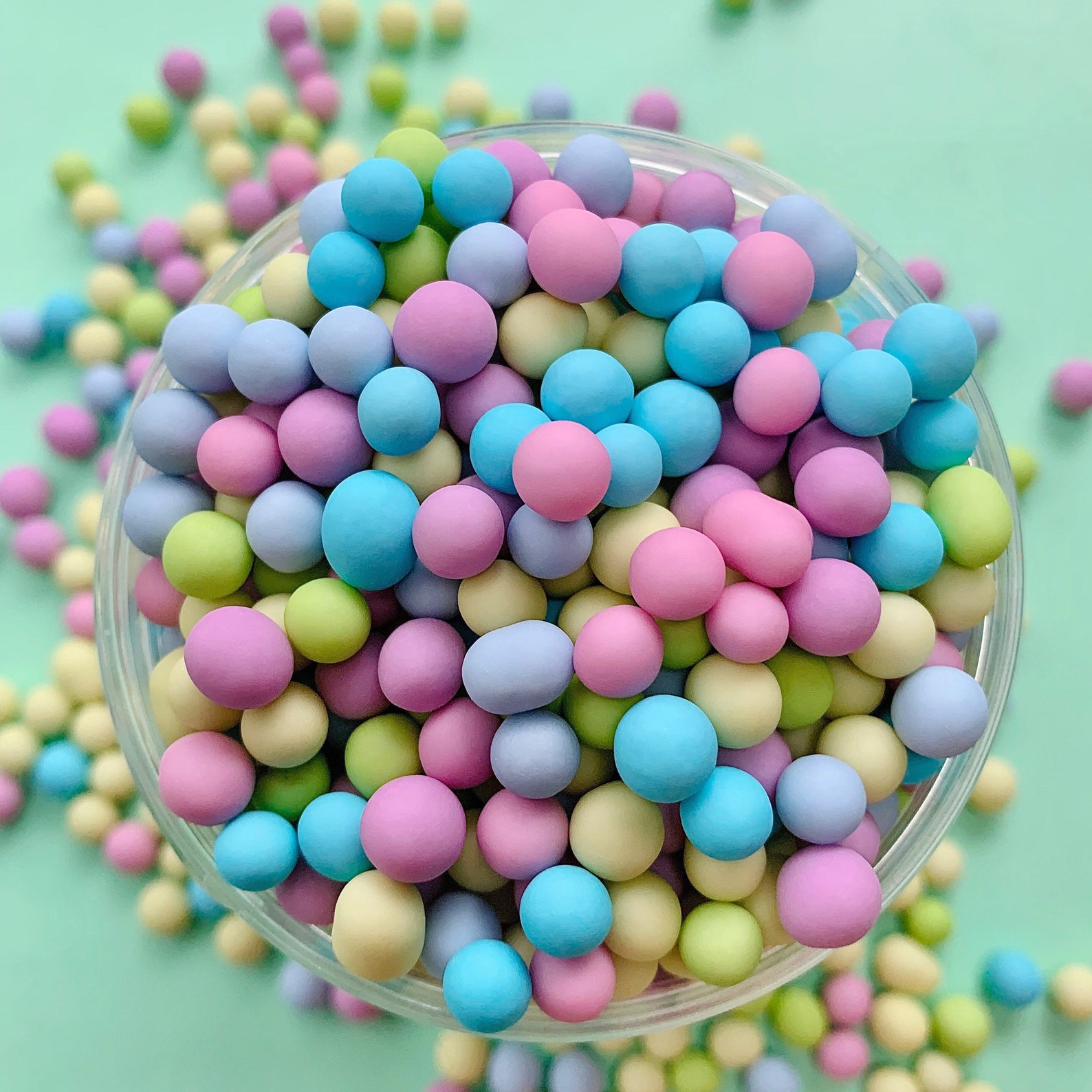 Small Pastel Candy Coloured Chocolate Balls Pastel Sprinkles | Etsy