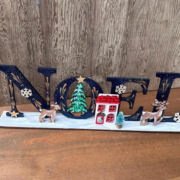 Noel Sign - Etsy