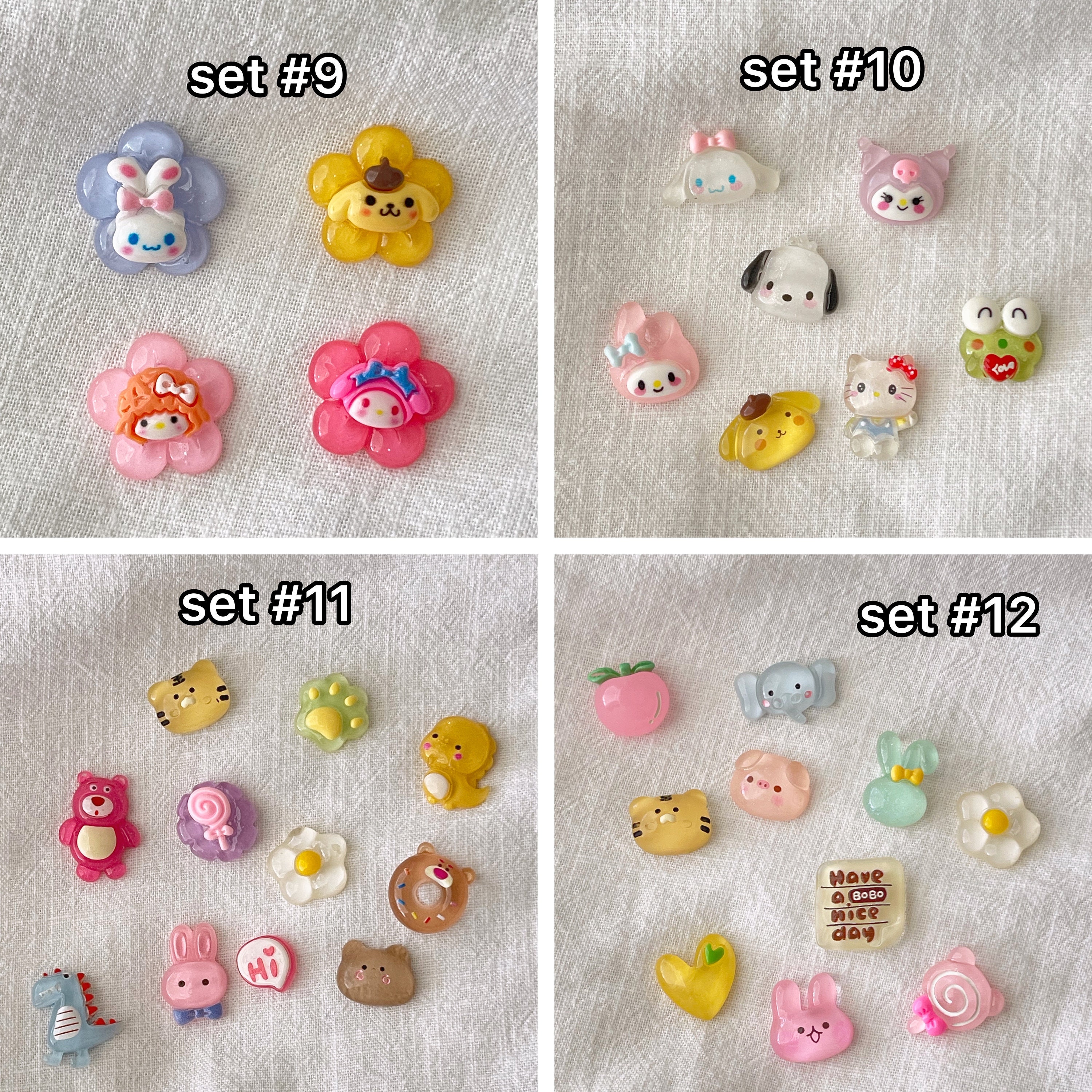 Cute and Colorful Character Shoe Charms - Etsy