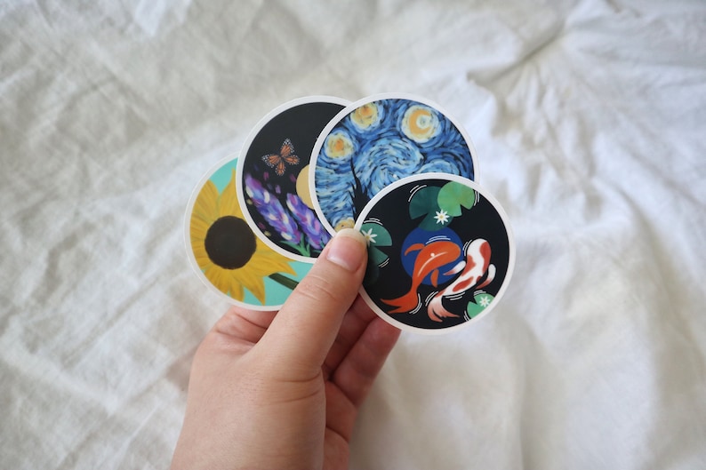 Starry Night Record Vinyl Sticker Weatherproof Vinyl Matte - Etsy