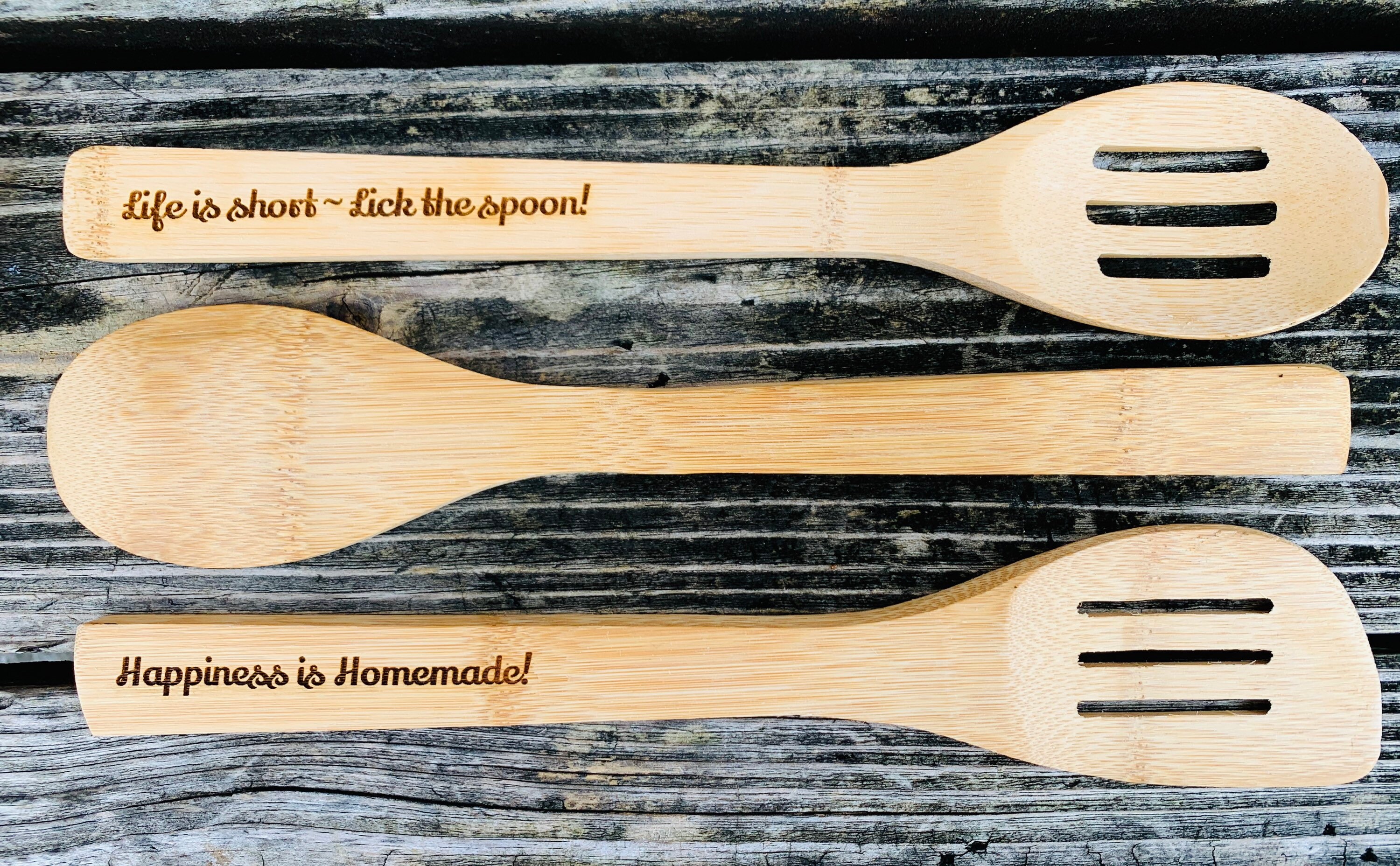 9 Piece Bamboo Cookware Set - Etsy