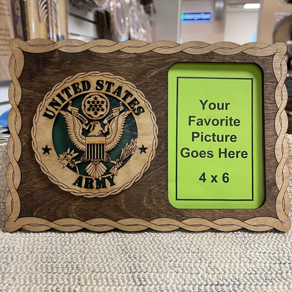 Army Picture Frame - Etsy