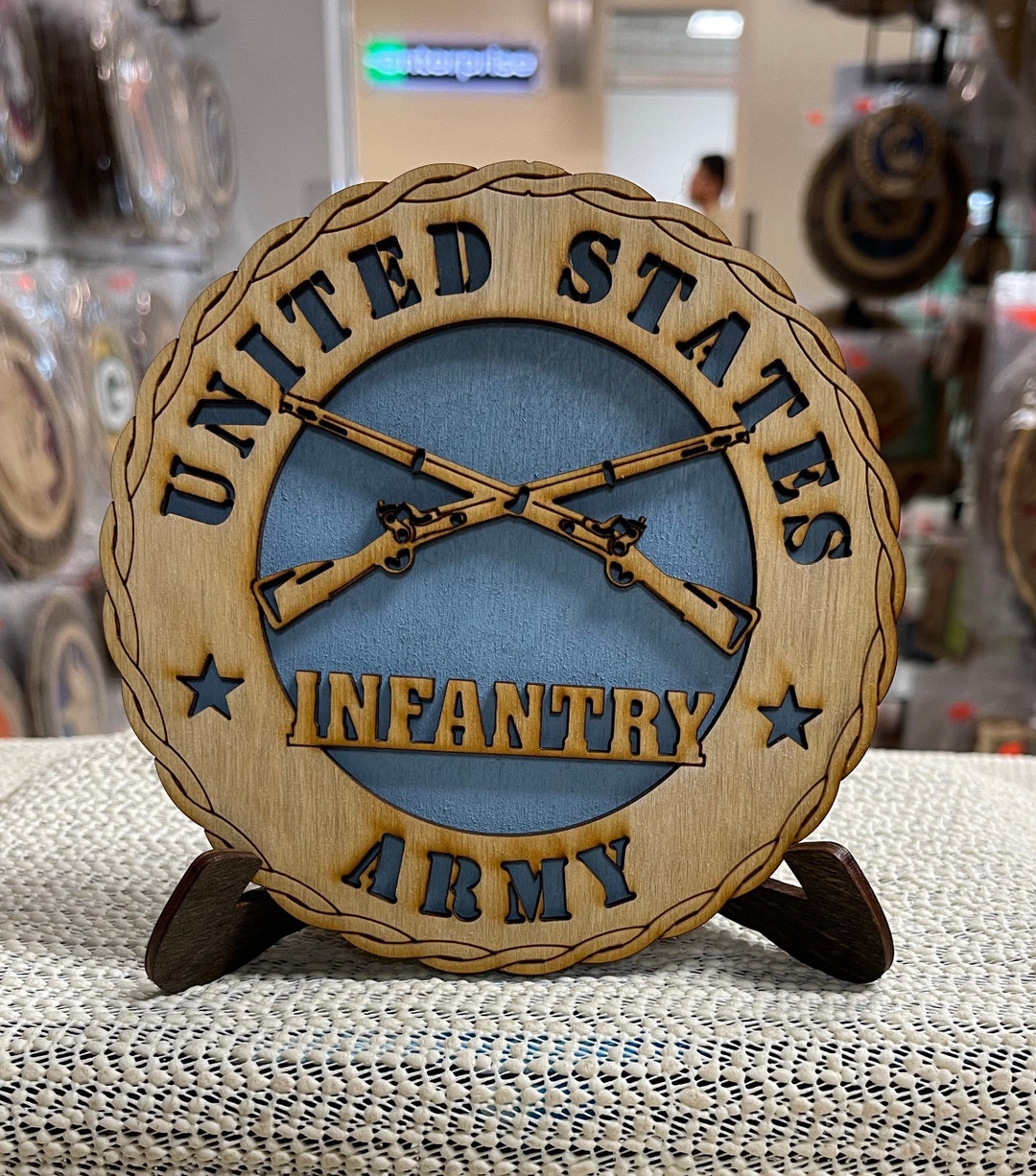 Infantry Desktop Plaque - Etsy