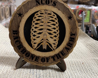 NEW UNIQUE NCO Backbone of the Army Plaque - Etsy