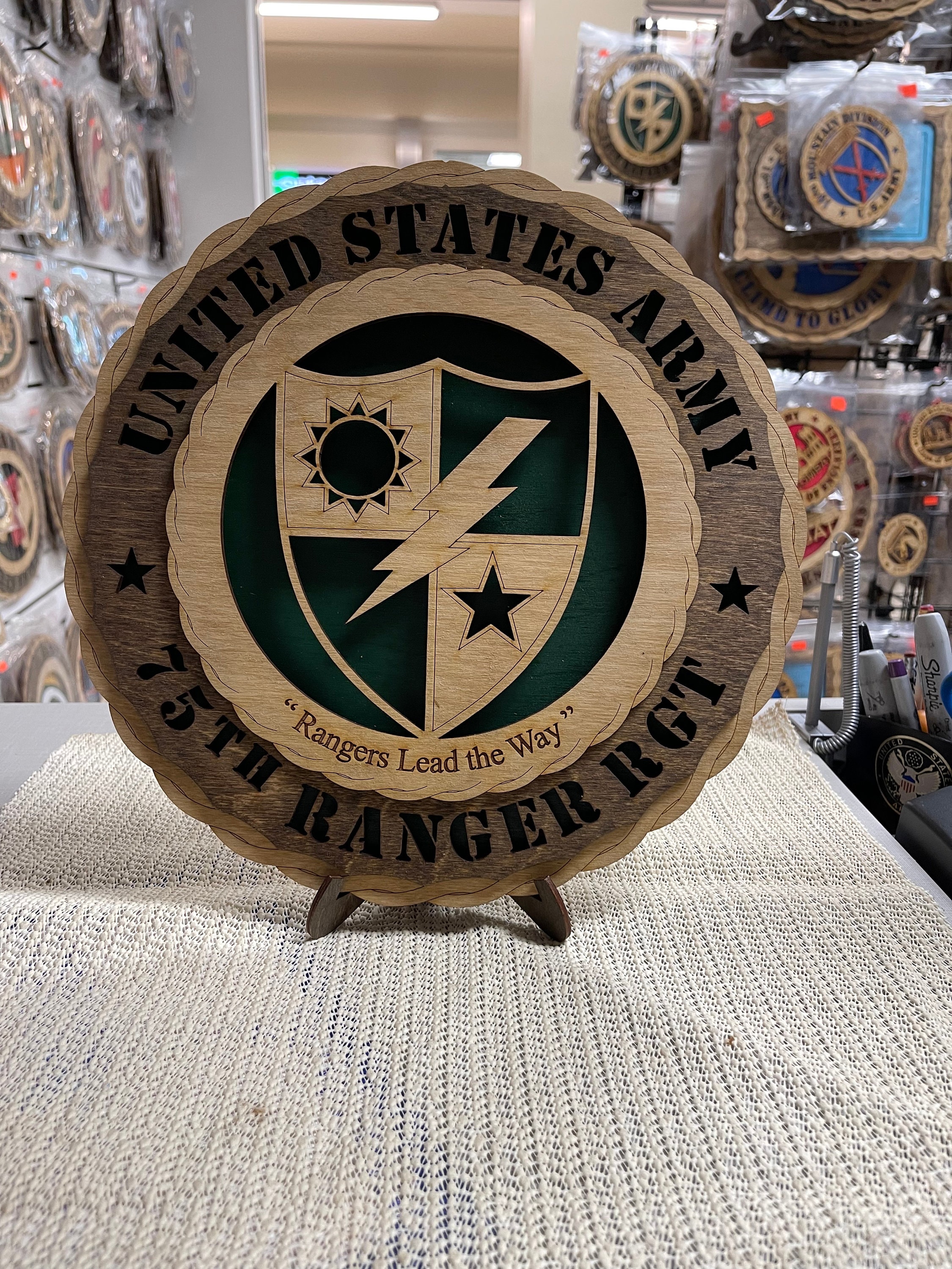 Army Ranger Shield Logo