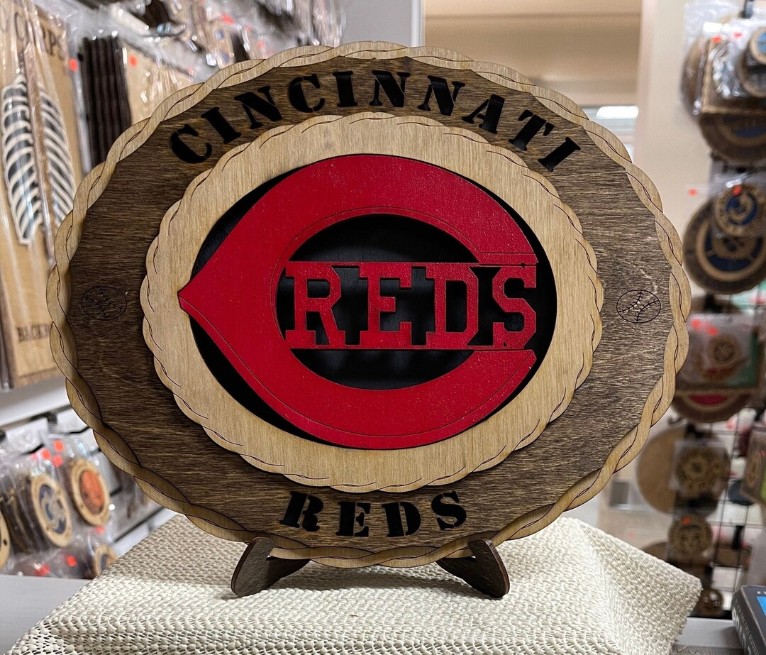 Cincinnati Reds Large Plaque - Etsy