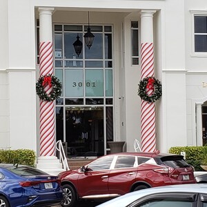 Huggits Candy Cane Column Wrap Priced Each - Etsy