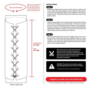 Huggits Candy Cane Column Wrap Priced Each - Etsy