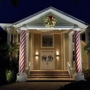 Huggits Candy Cane Column Wrap Priced Each - Etsy