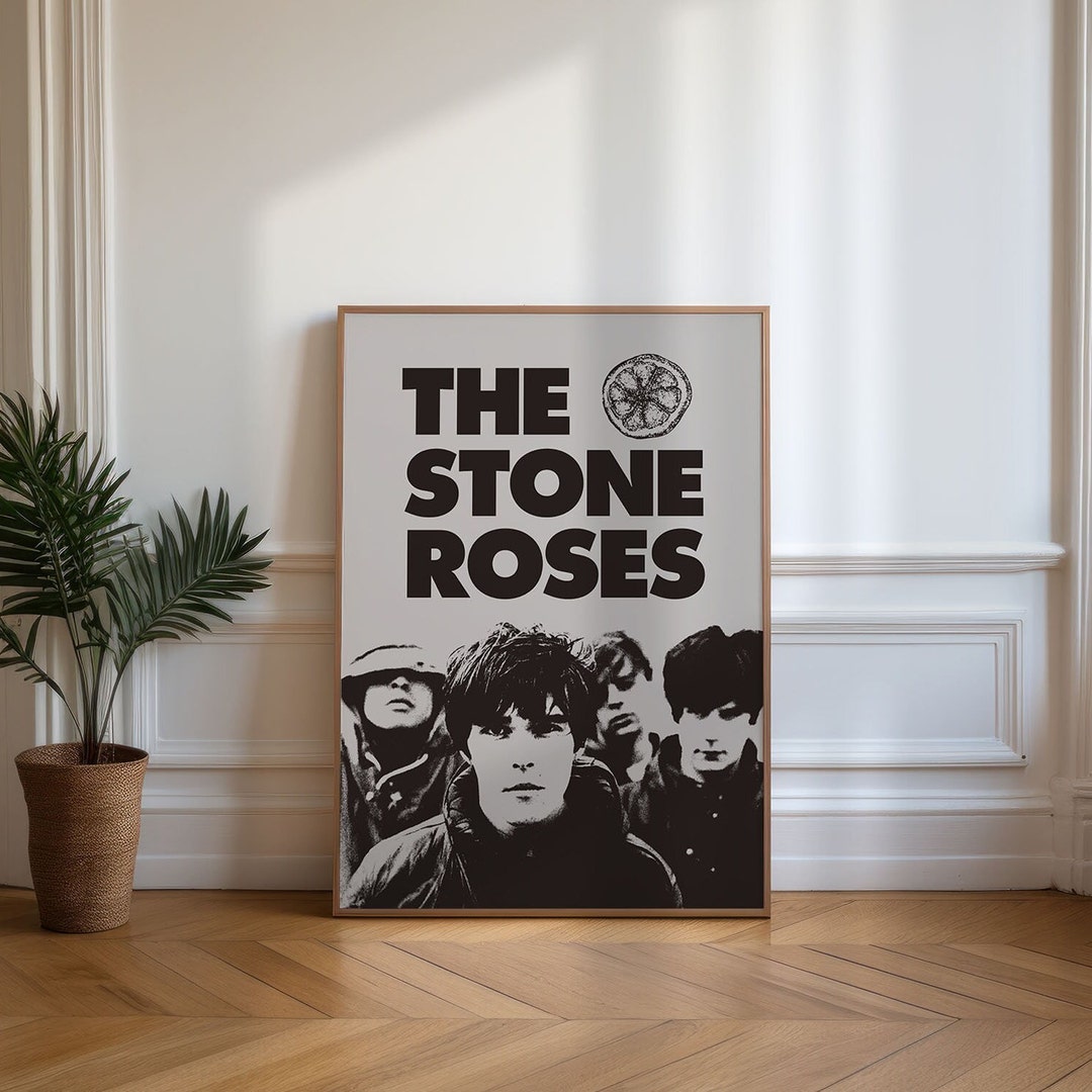 The Stone Roses Print Ian Brown Poster Rock Indie Music Wall Art I ...