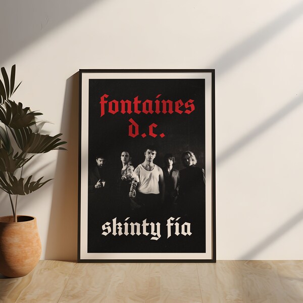 Fontaines Dc Poster - Etsy UK