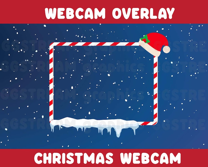 Christmas Webcam Overlay - for Twitch or Facebook Streaming - Etsy